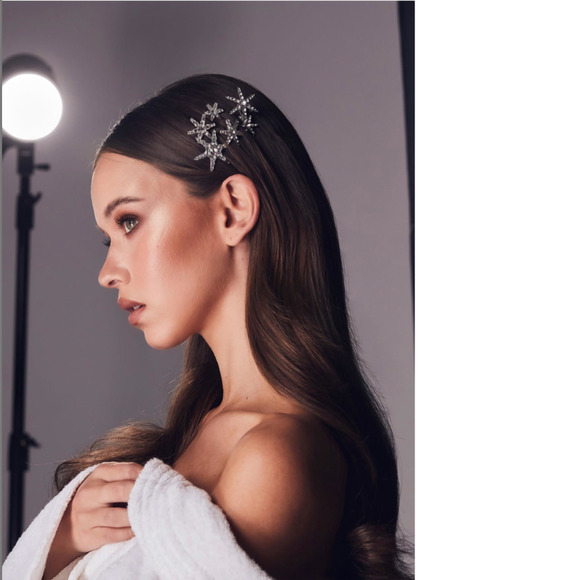 Billini | Accessories | New Billini Emily Star Hair Pin Pack In Silver ...